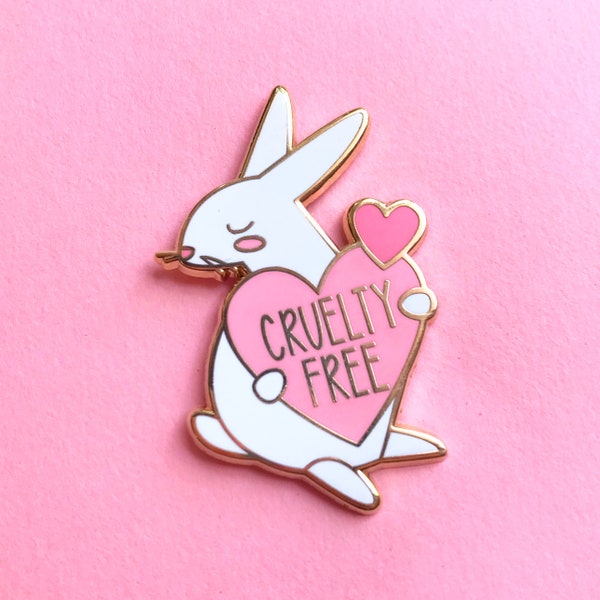 Bunny Enamel Pin - Etsy