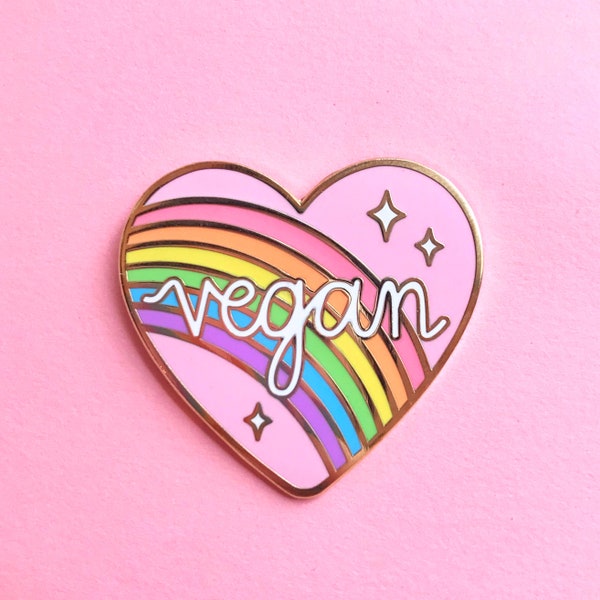 Vegan Pin - Etsy
