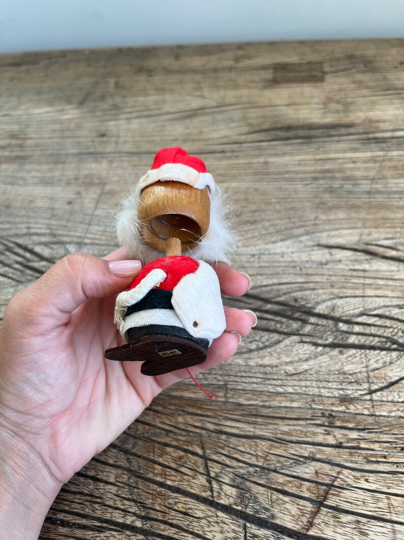 Vintage Mid Century Japanese Wood Santa Pixie Tomte Elf Santa - Etsy
