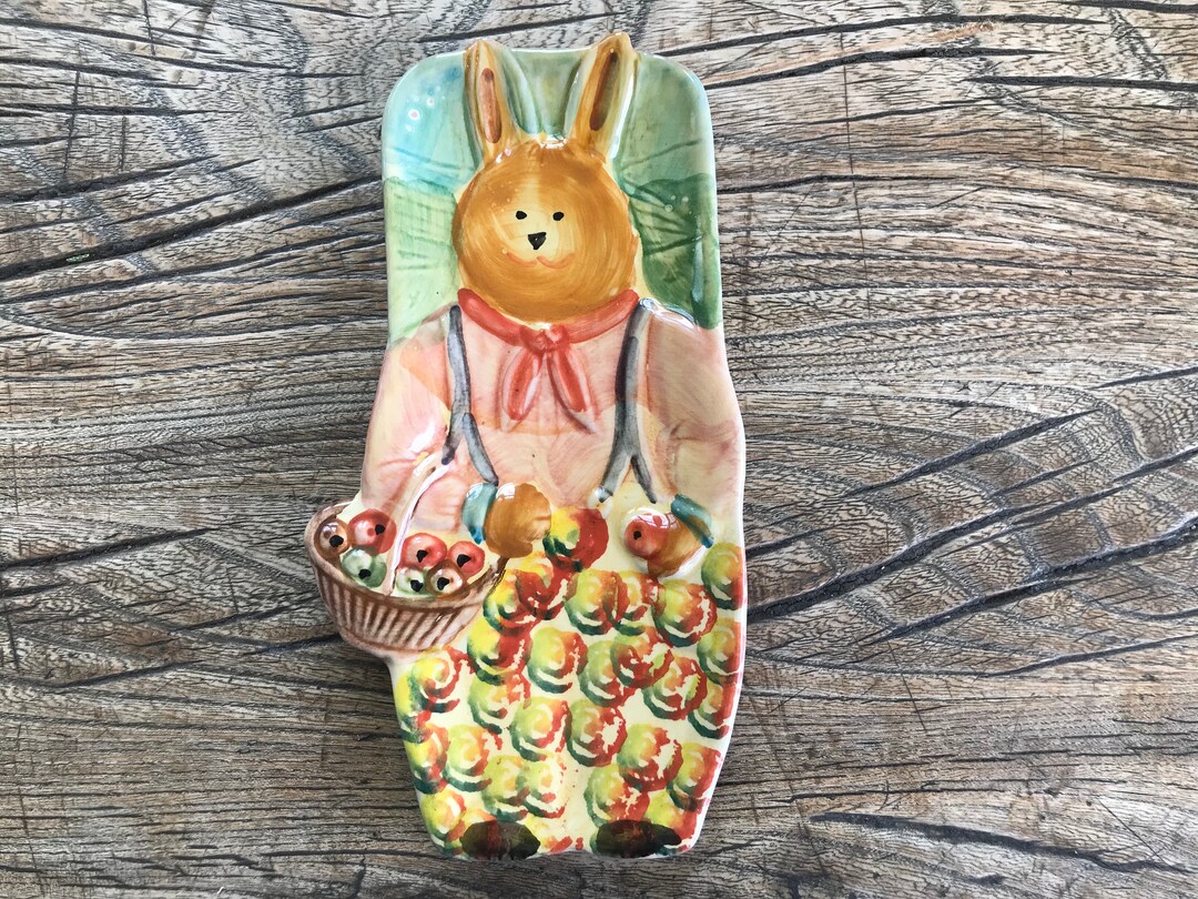 Vintage Mid Century Modern Italian Bunny Easter Dish Wall Mount - Etsy