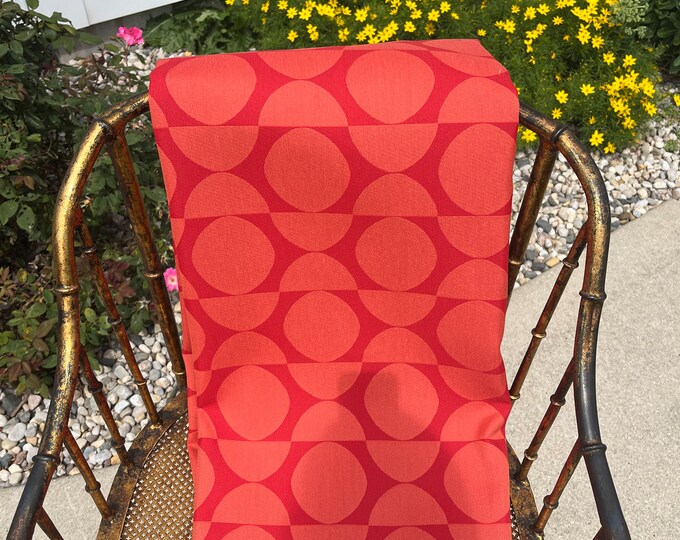 Vintage Maharam Herman Miller Eames Red Pink Circle Pattern Geometric ...