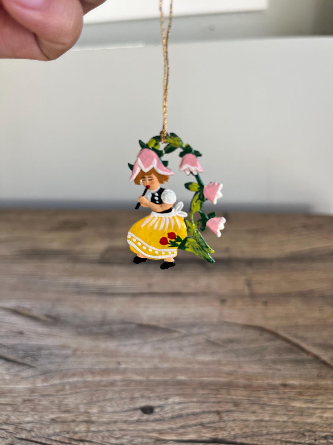 Vintage Scandinavian German Kuhn Zinn Double Side Hand Painted Pewter ...