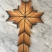 Vintage 60's Folk Art Tramp Art Handmade Match Stick Cross - Etsy
