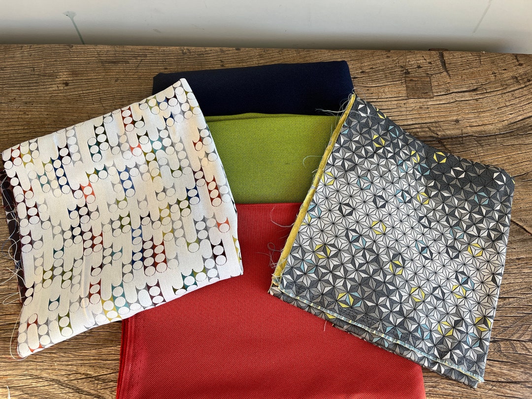 Vintage Lot Maharam Herman Miller Eames Circle Pattern Geometric Op Art ...