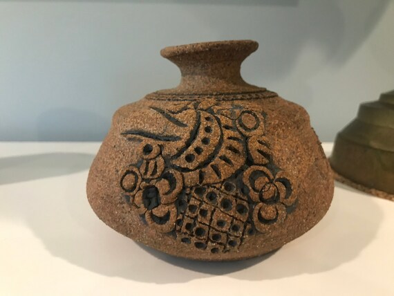 Vintage Mid Century Modern Ceramic Studio Stoneware Abstract - Etsy