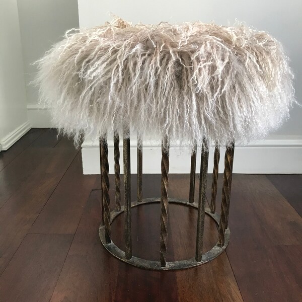 Mid Century Modern Footstool - Etsy