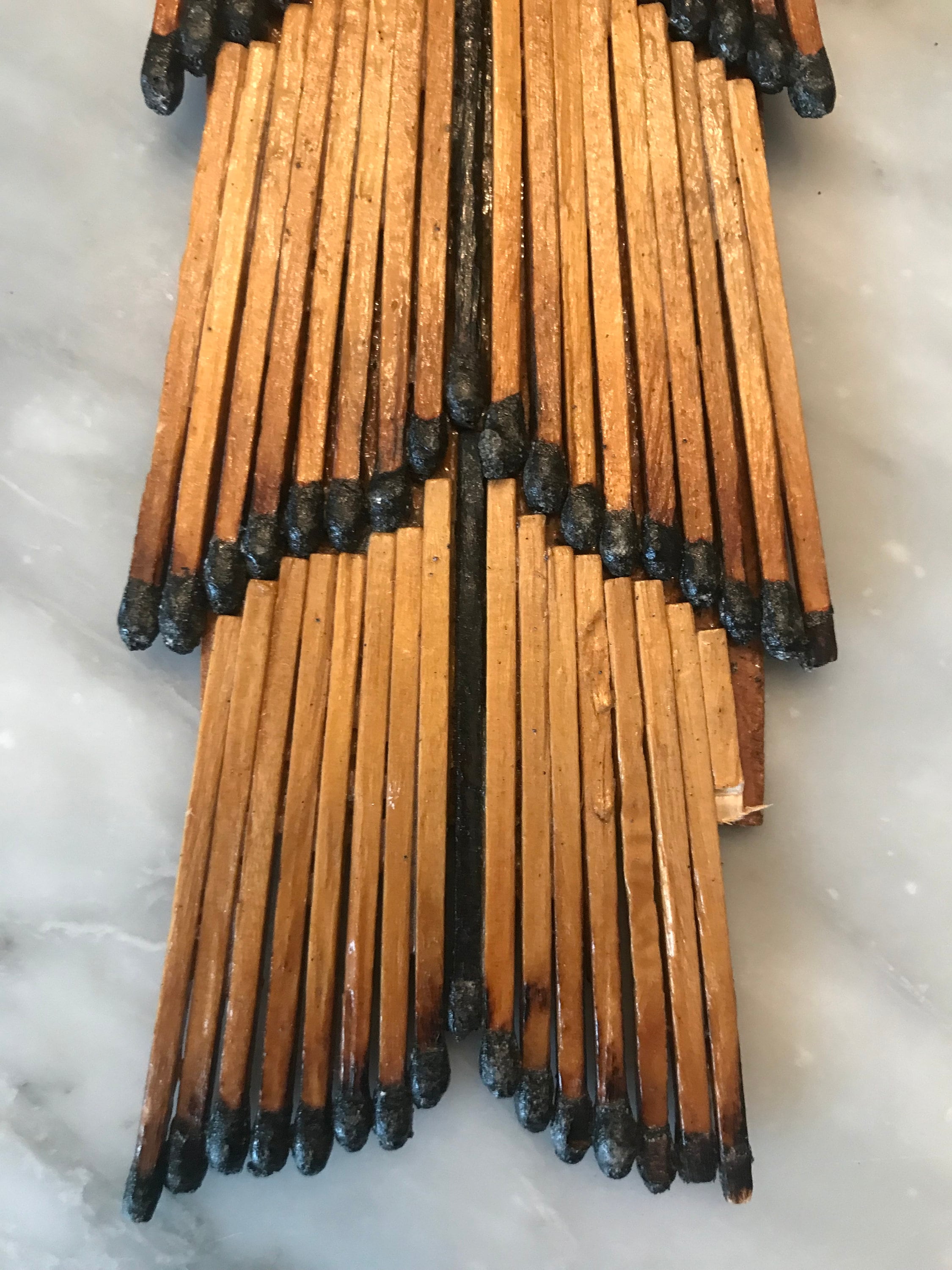 Vintage 60's Folk Art Tramp Art Handmade Match Stick Cross - Etsy