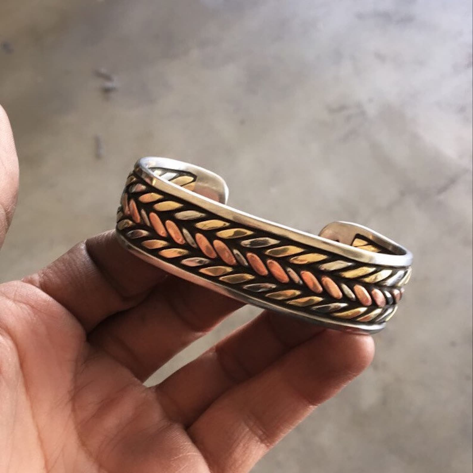 Bronze Copper Stainless Welder Bracelet - Etsy