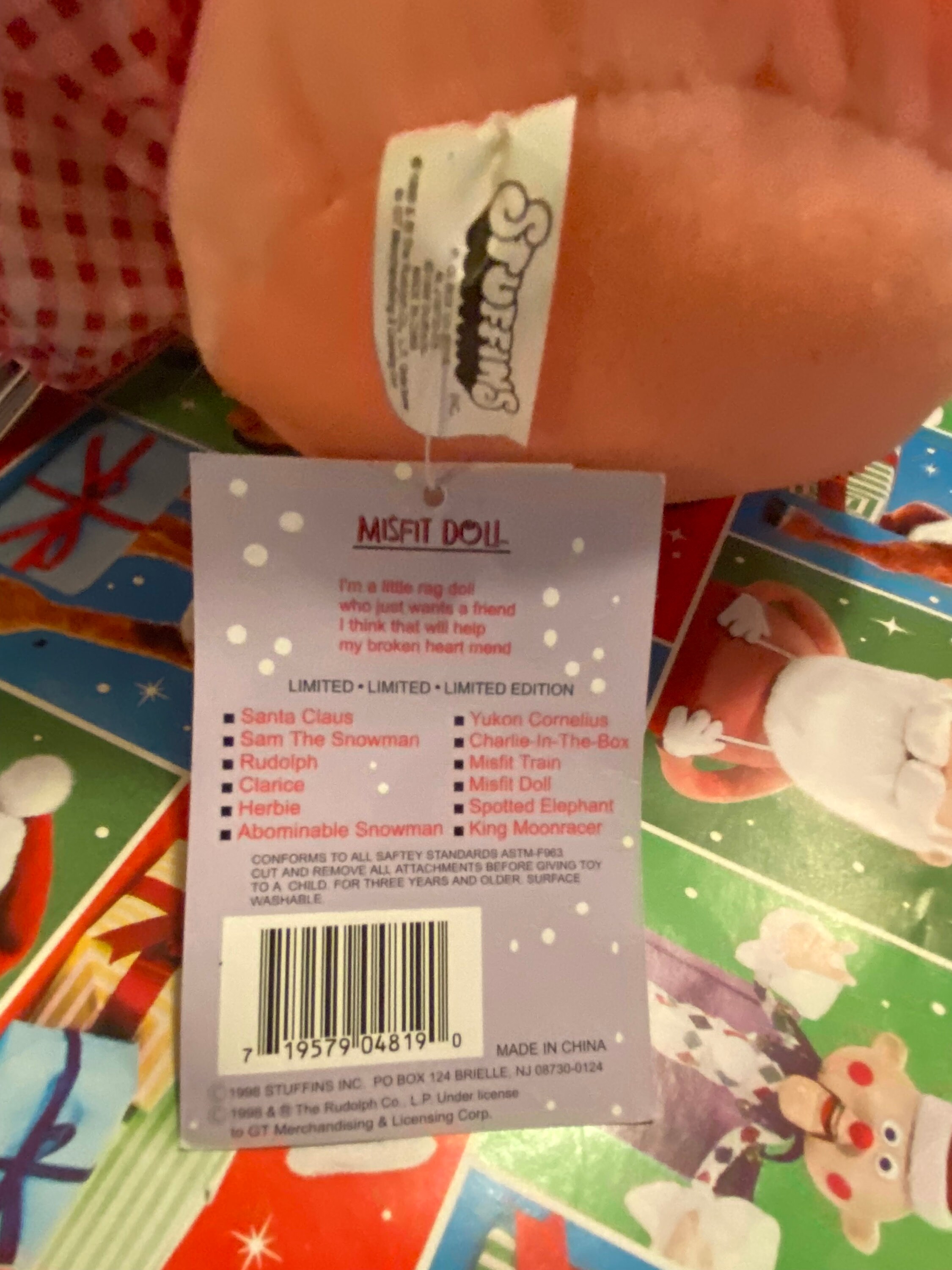 Vintage CVS Large 12 Doll Dolly From Rudolph Island of Misfit Toys Rare ...