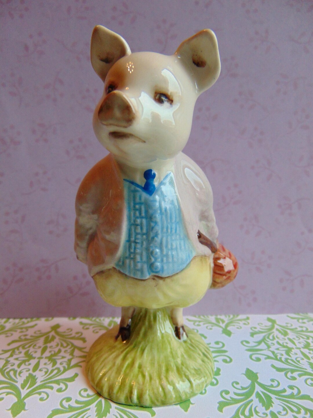 Beatrix Potter Pigling Bland Pig Figurine Beswick England - Etsy