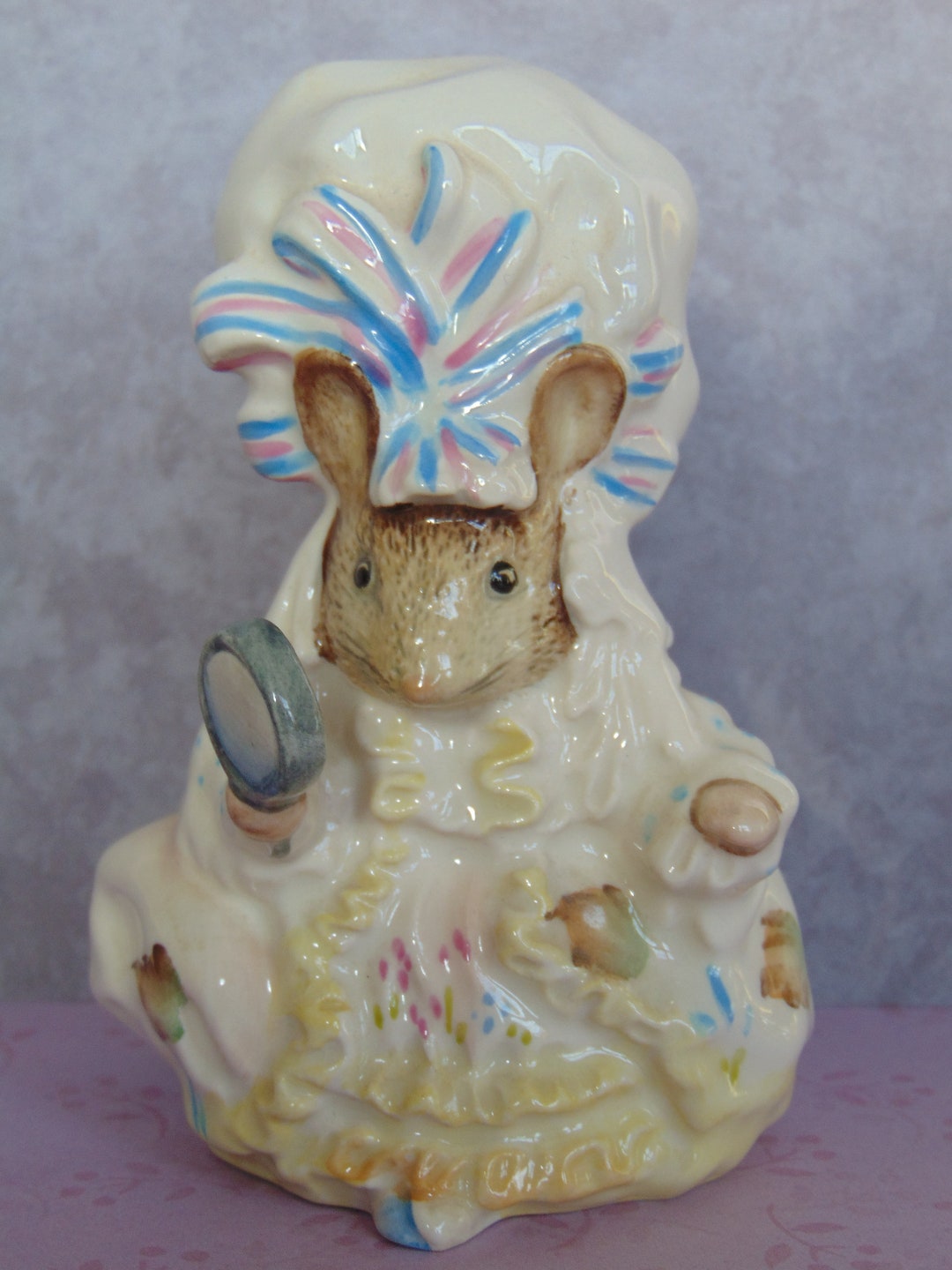 Vintage Beatrix Potter Lady Mouse Figurine Royal Albert With Original ...