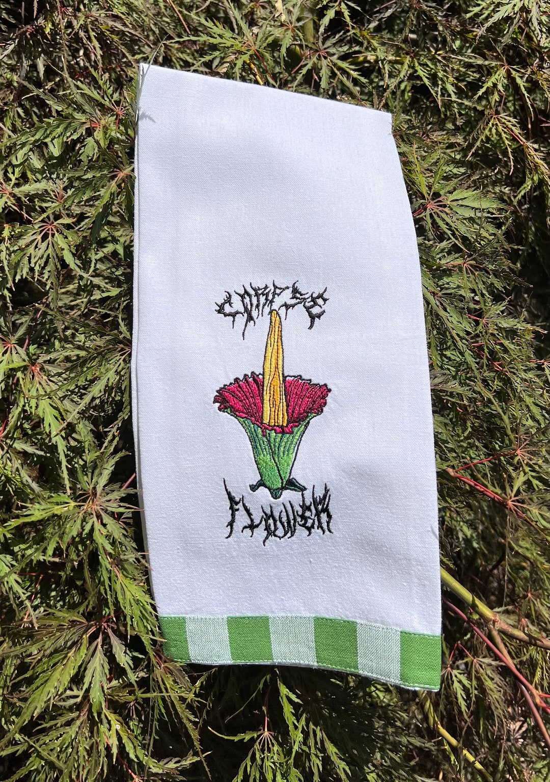 Corpse Flower Tea Towel - Etsy