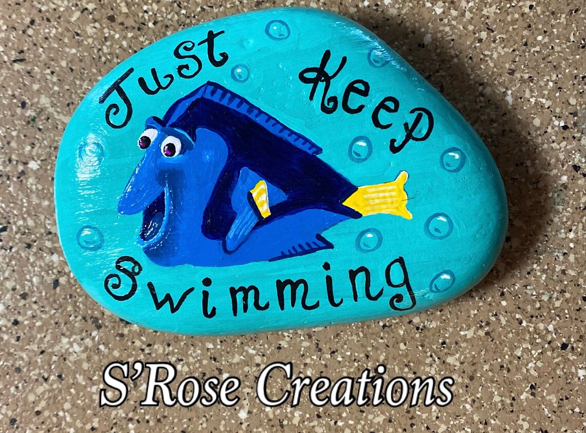 Disney Dory Painted Rock - Etsy