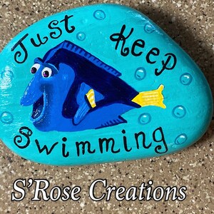 Disney Dory Painted Rock - Etsy