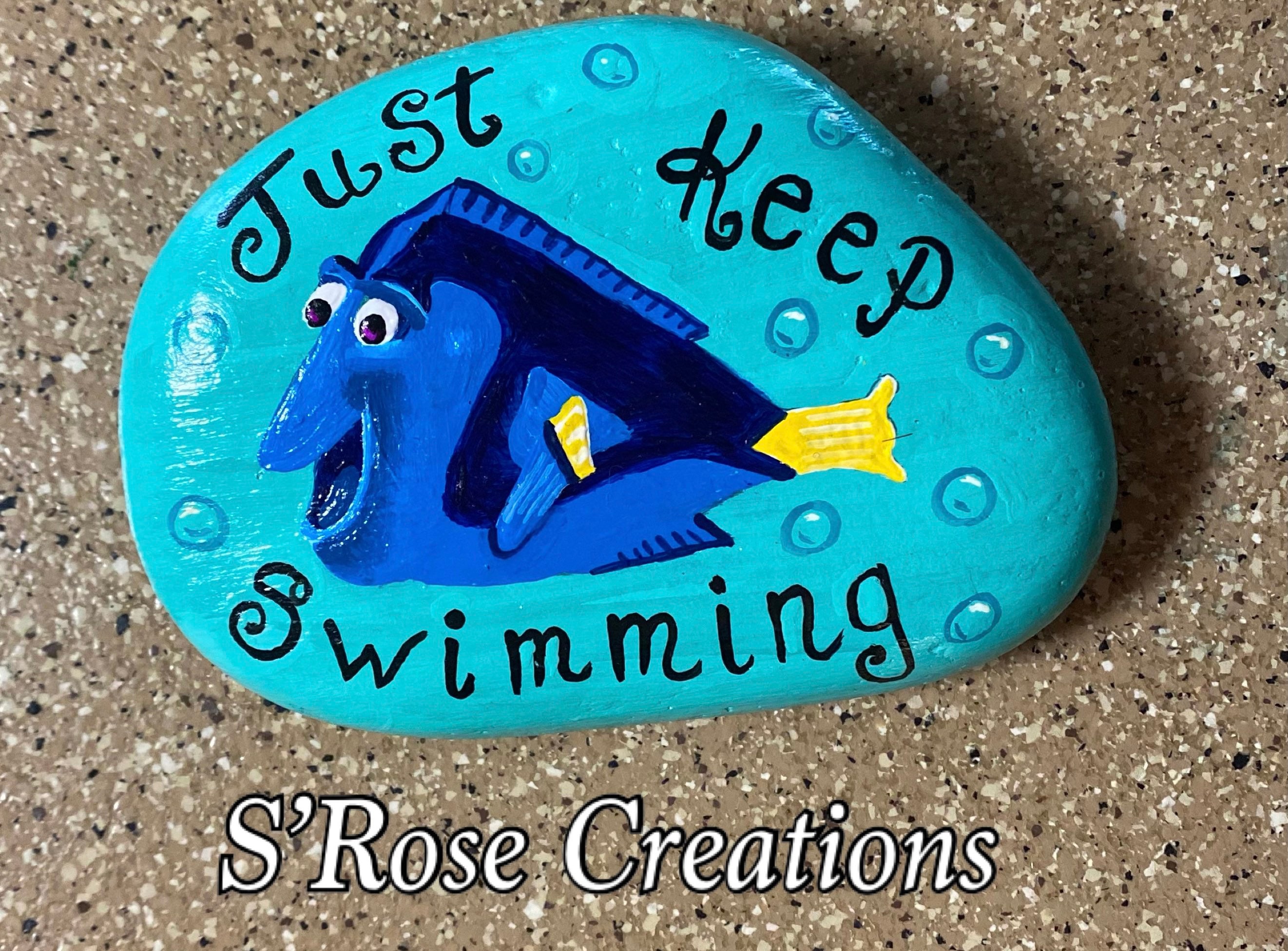 Disney Dory Painted Rock - Etsy