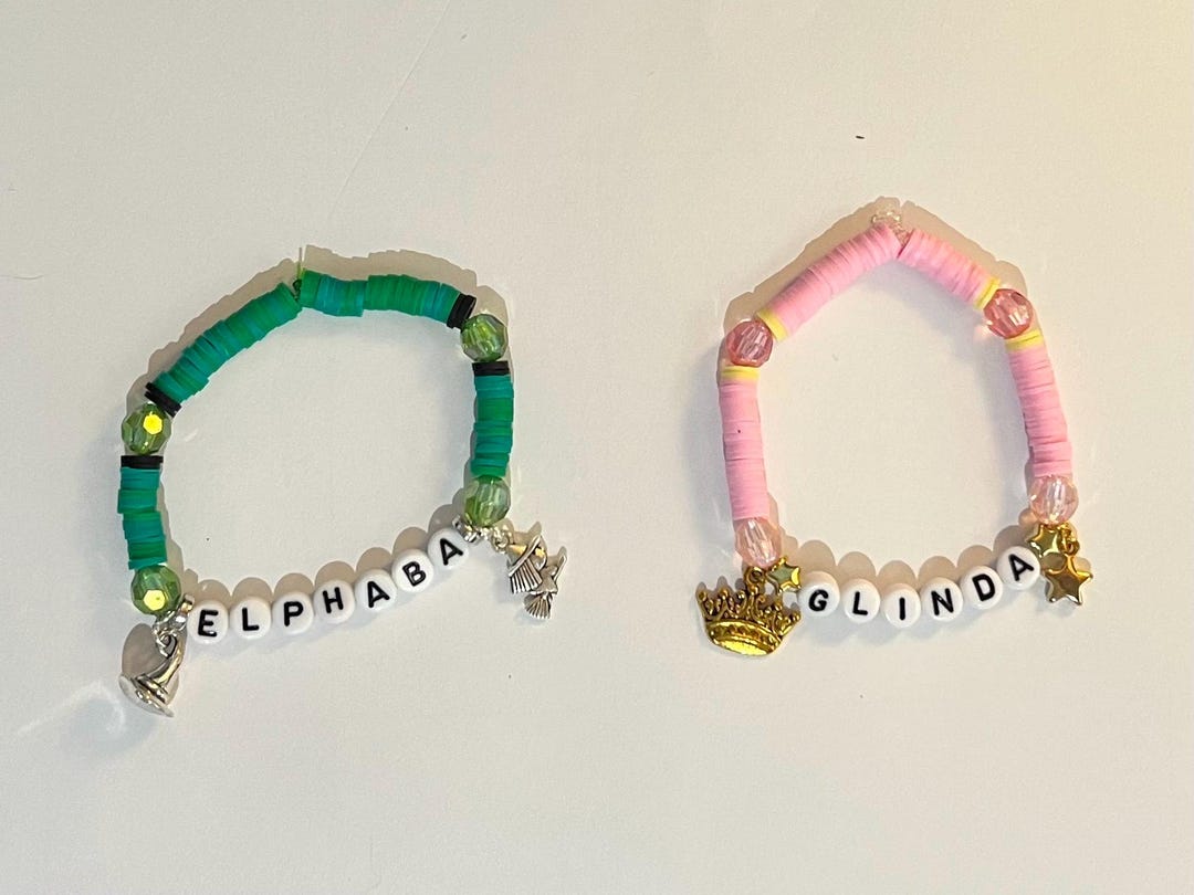 Wicked Inspired Elphaba and Glinda Bracelets - Etsy