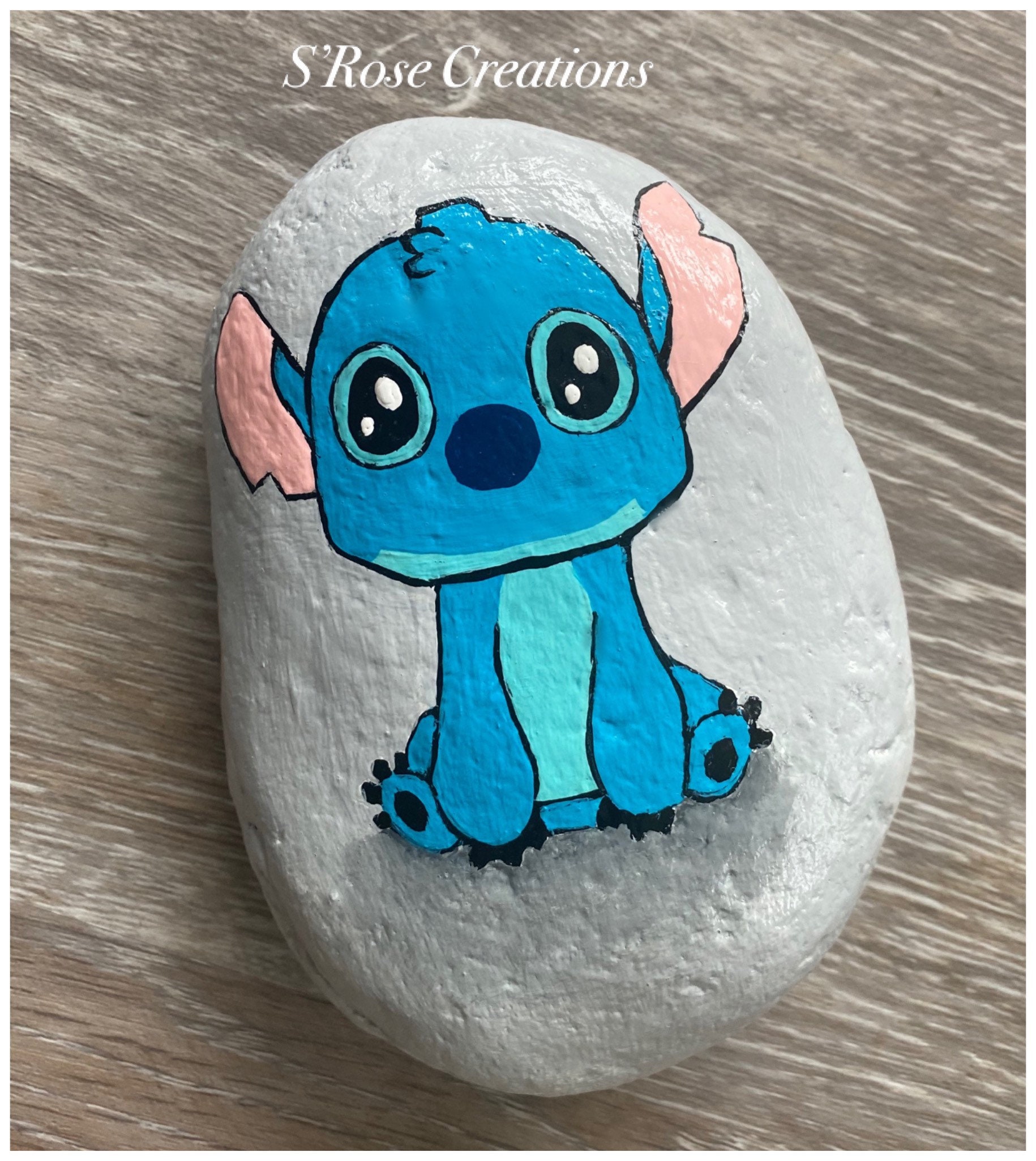 Stitch - Lilo and Stitch Painted Rock - Etsy