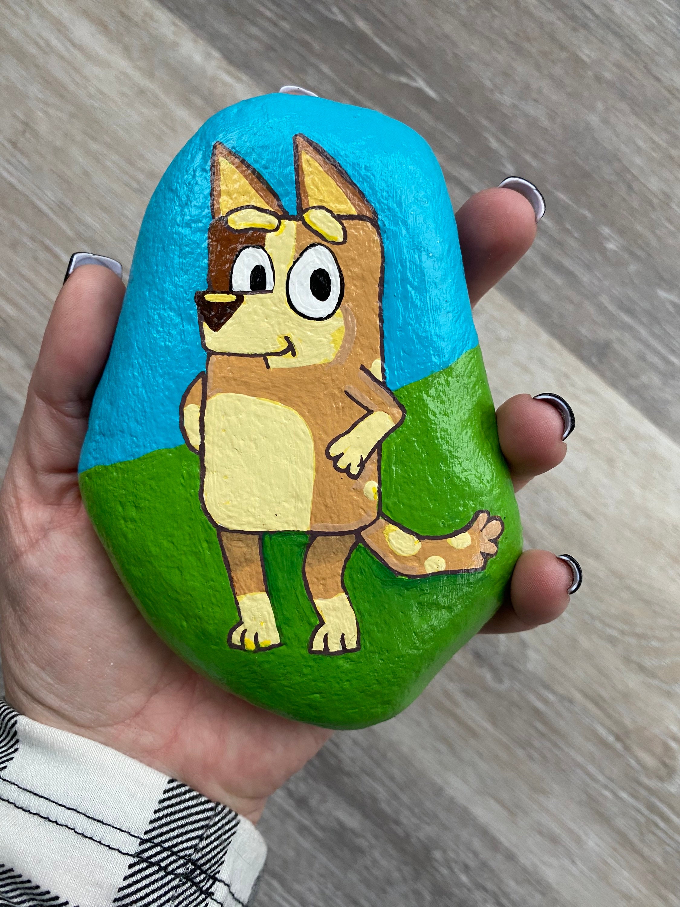 Blueys Mom Chili Heeler From Bluey Painted Rock - Etsy Australia