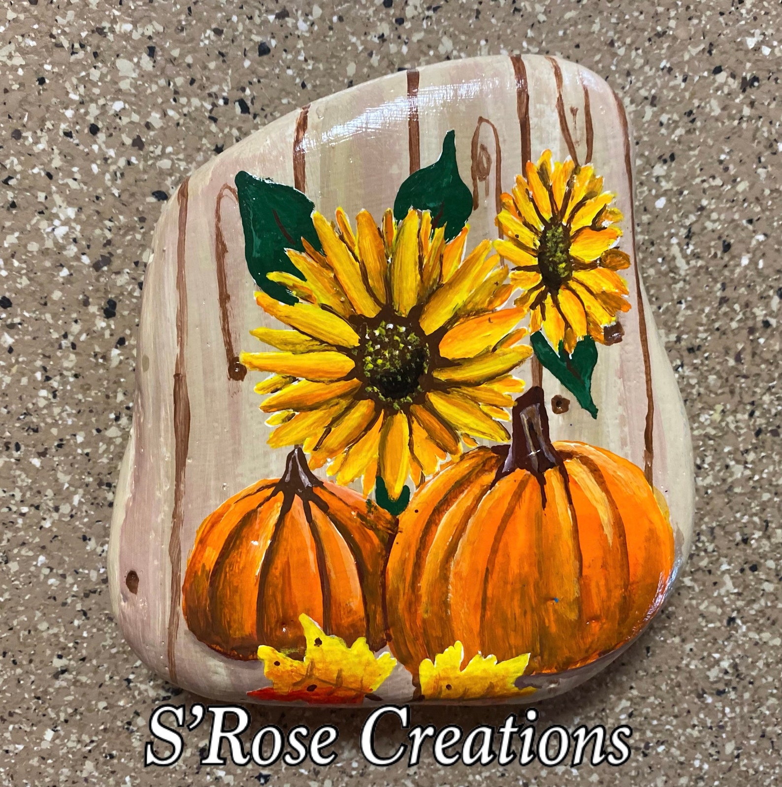 Fall Themed Painted Rock - Etsy