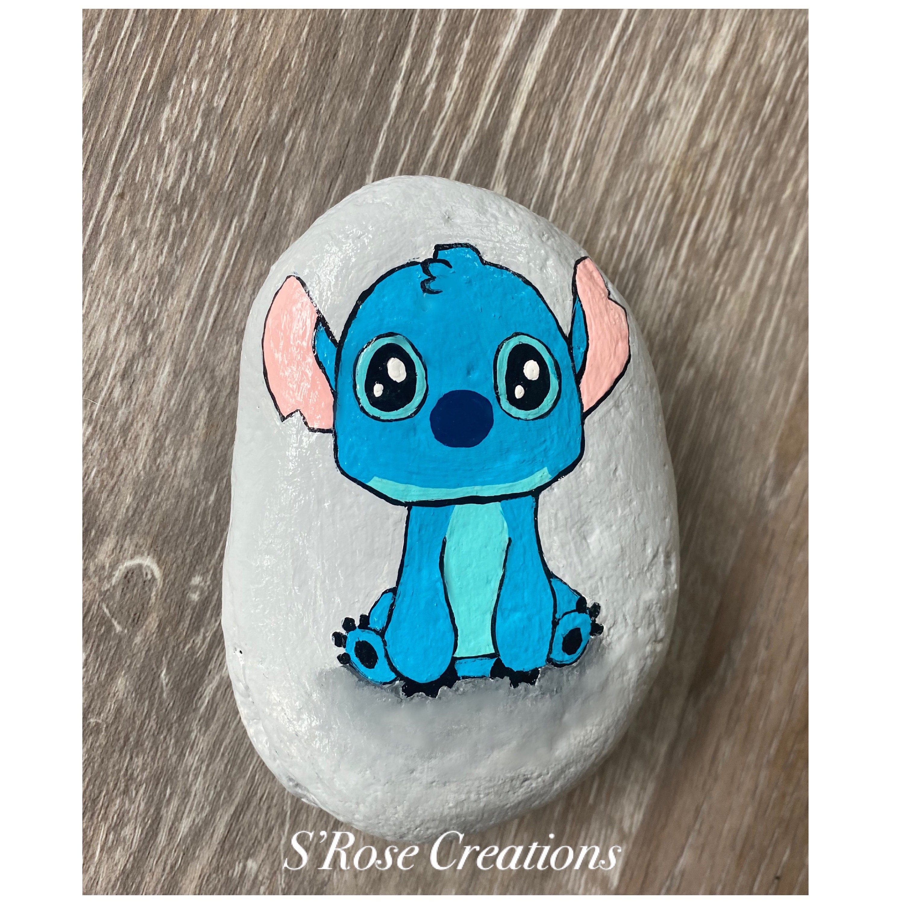 Stitch Lilo and Stitch Painted Rock - Etsy