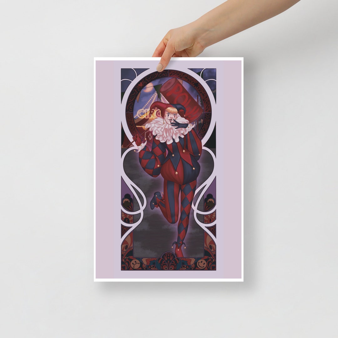 Harley Quinn Mucha - Etsy