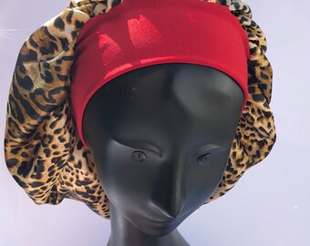 Leopard Print Bonnet | Etsy