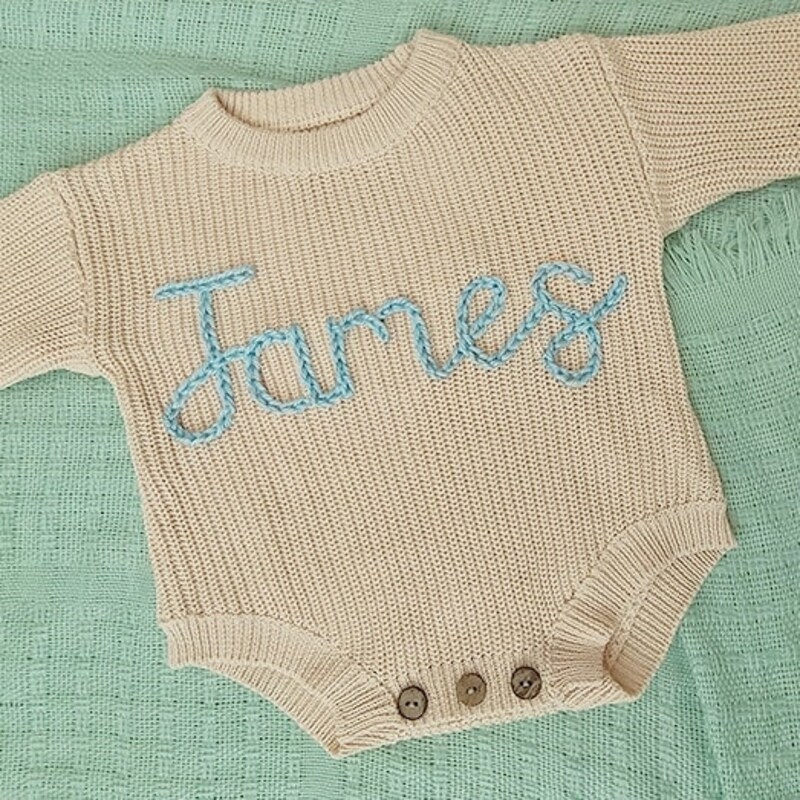 Knit Baby Romper - Etsy