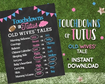 Touchdown Tutu Sign - Etsy