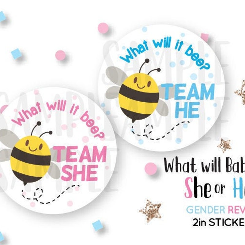 Bee Gender Reveal - Etsy