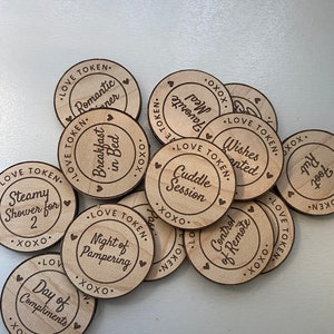 Love Tokens | Love Coupons | for Her | for Him | Valentines ...