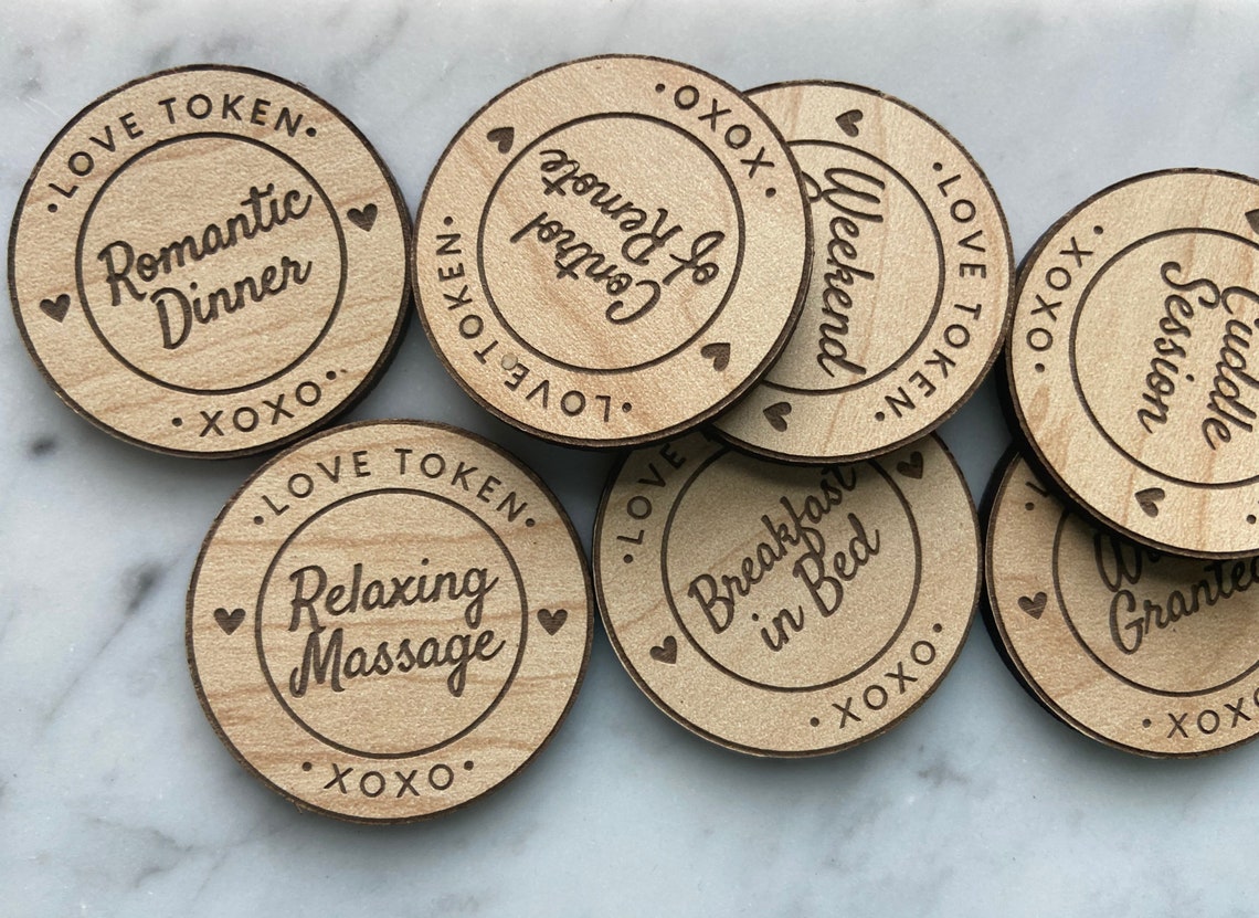 Love Tokens Love Coupons For Her For Him Valentines | Etsy