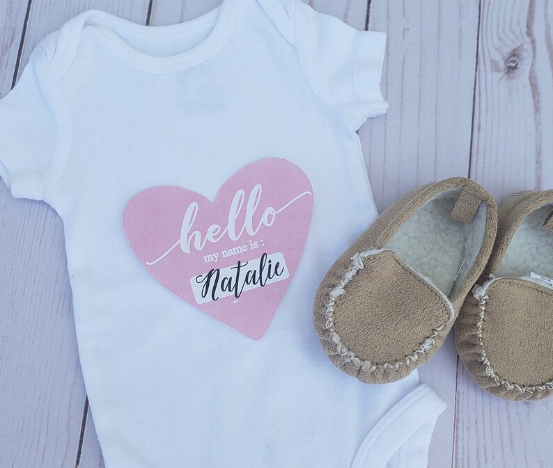 Hello My Name is Sticker Bold Hello L Choose Your Color | Etsy