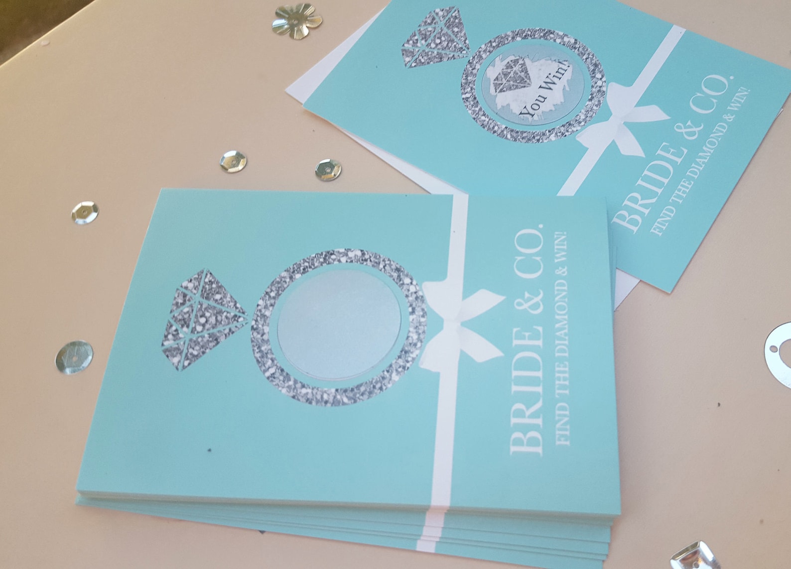 Bride & Co. Bridal Shower Scratch off Cards// Bridal Shower Games ...