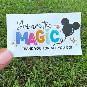 Cast Member You Are the Magic Appreciation Stickers | WDW Gift Idea | Thank You Cast Member ...