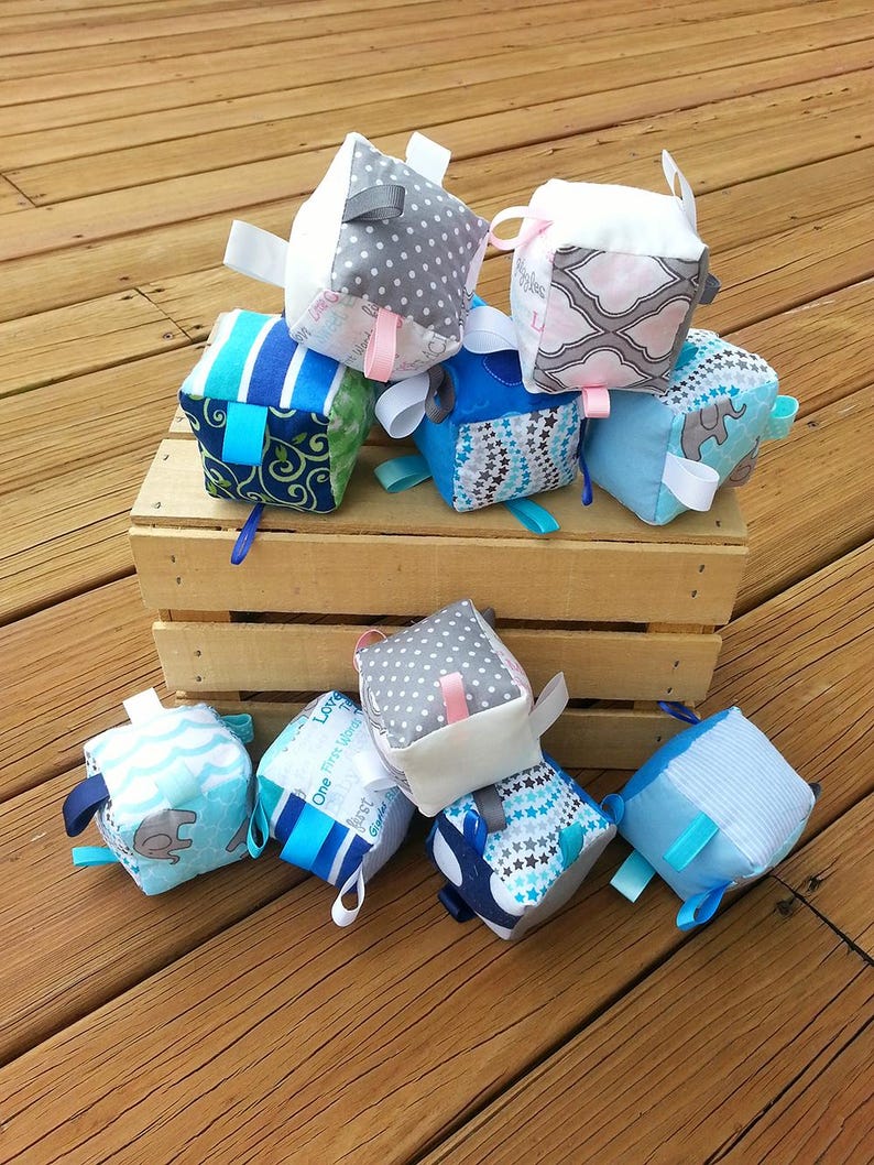 Baby Sensory Cube- Sensory Block- Fabric Cude Toy- Activity Toy - Etsy