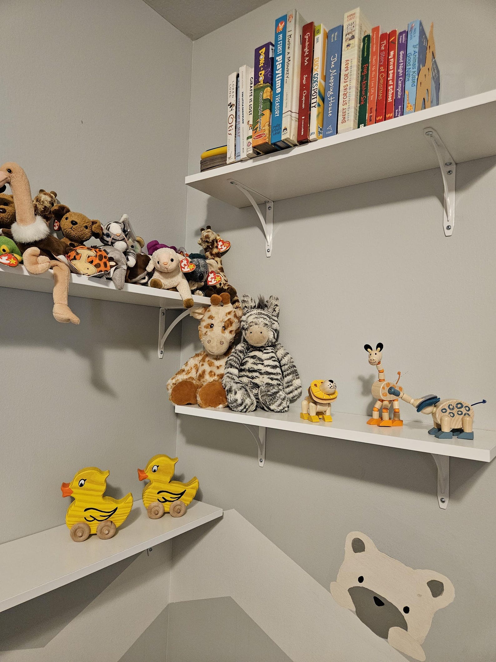 Wooden Push Duck Toy- Push Toy- Push Duck- Wooden Push Toy- Handmade ...