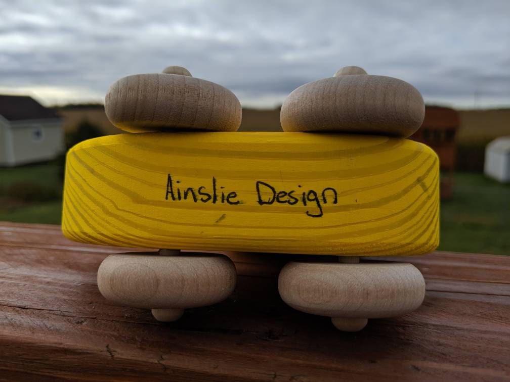 Wooden Push Duck Toy- Push Toy- Push Duck- Wooden Push Toy- Handmade ...