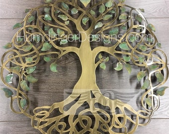 Bronze Tree Wall Art - Etsy