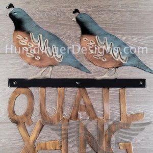 Quail Crossing - Quail X-ING - Sign - Metal Art for Yard and Garden ...