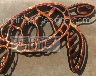 Copper turtle | Etsy