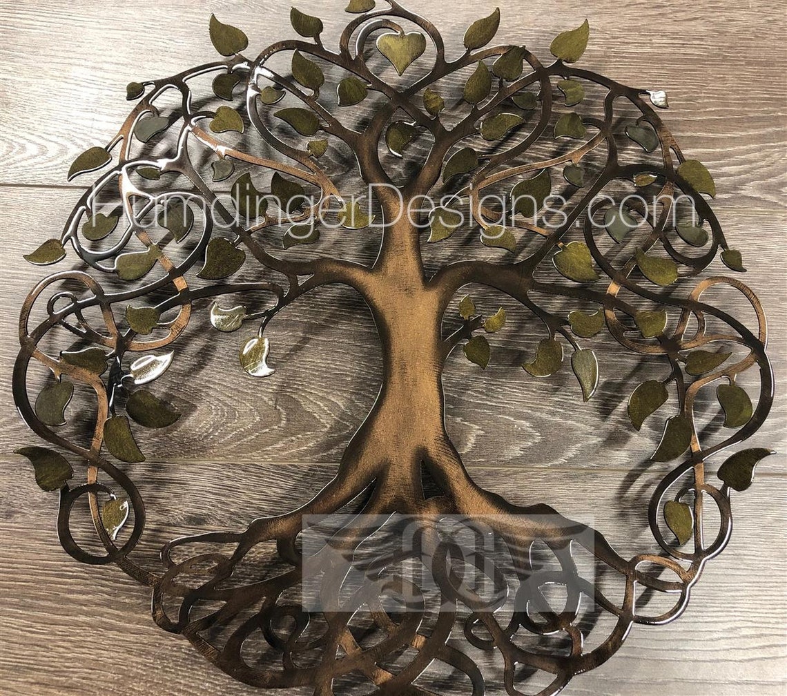 Tree of Life Infinity Tree Wall Decor Wall Art - Etsy