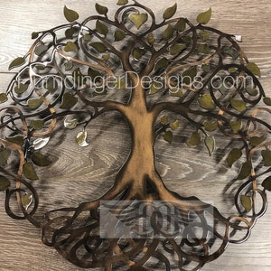 Tree of Life Infinity Tree Wall Decor Wall Art - Etsy