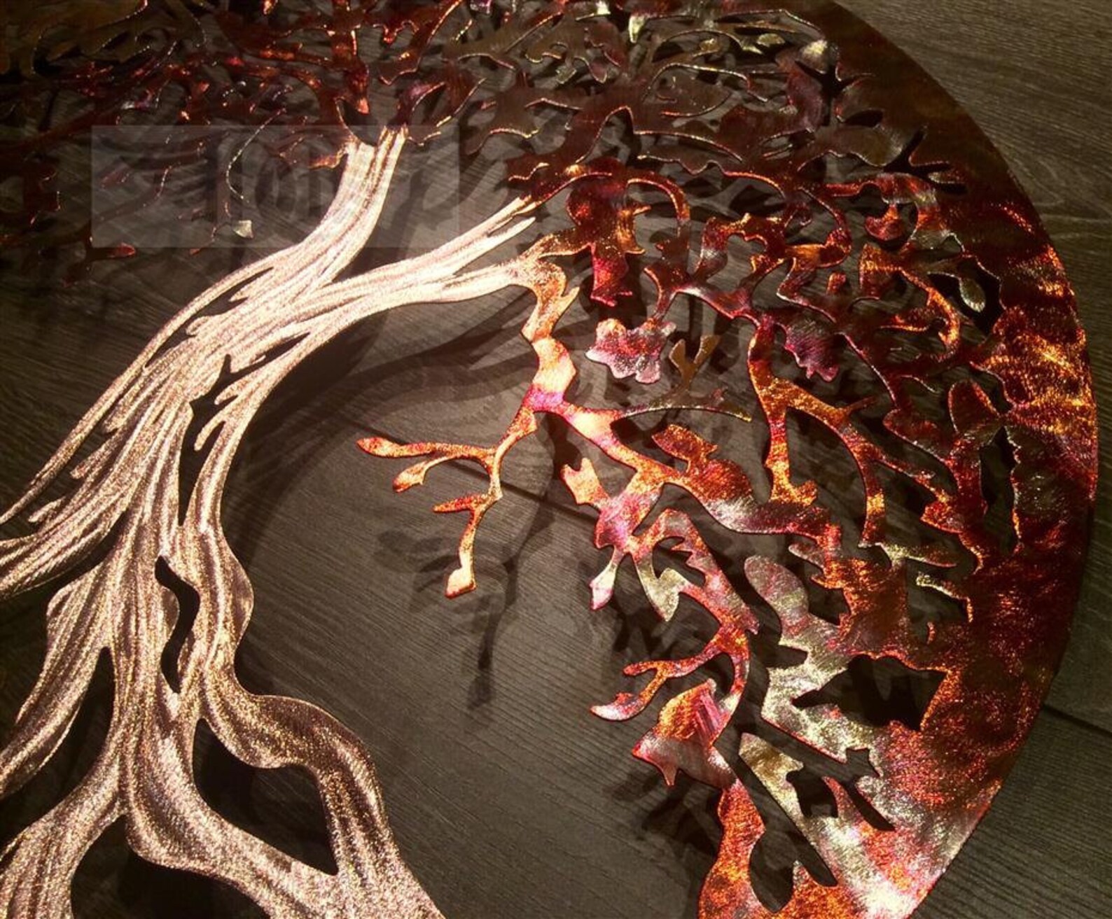 Pure Copper Tree of Life Metal Wall Art | Etsy