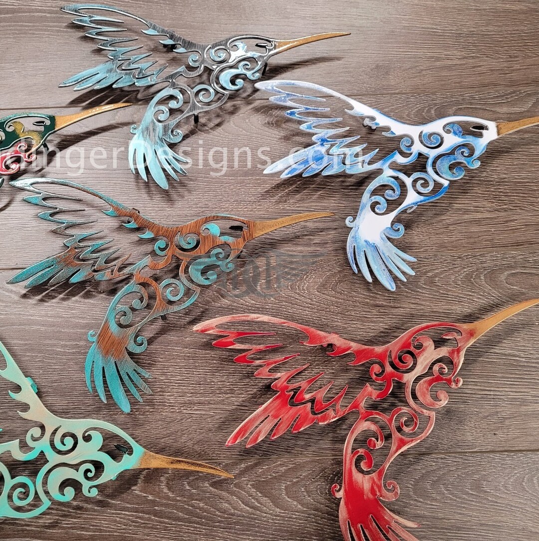 Hummingbird Metal Wall Art Metal Wall Decor Free Shipping Humdinger ...