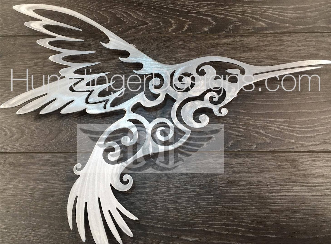 Hummingbird Metal Wall Art Metal Wall Decor - Etsy