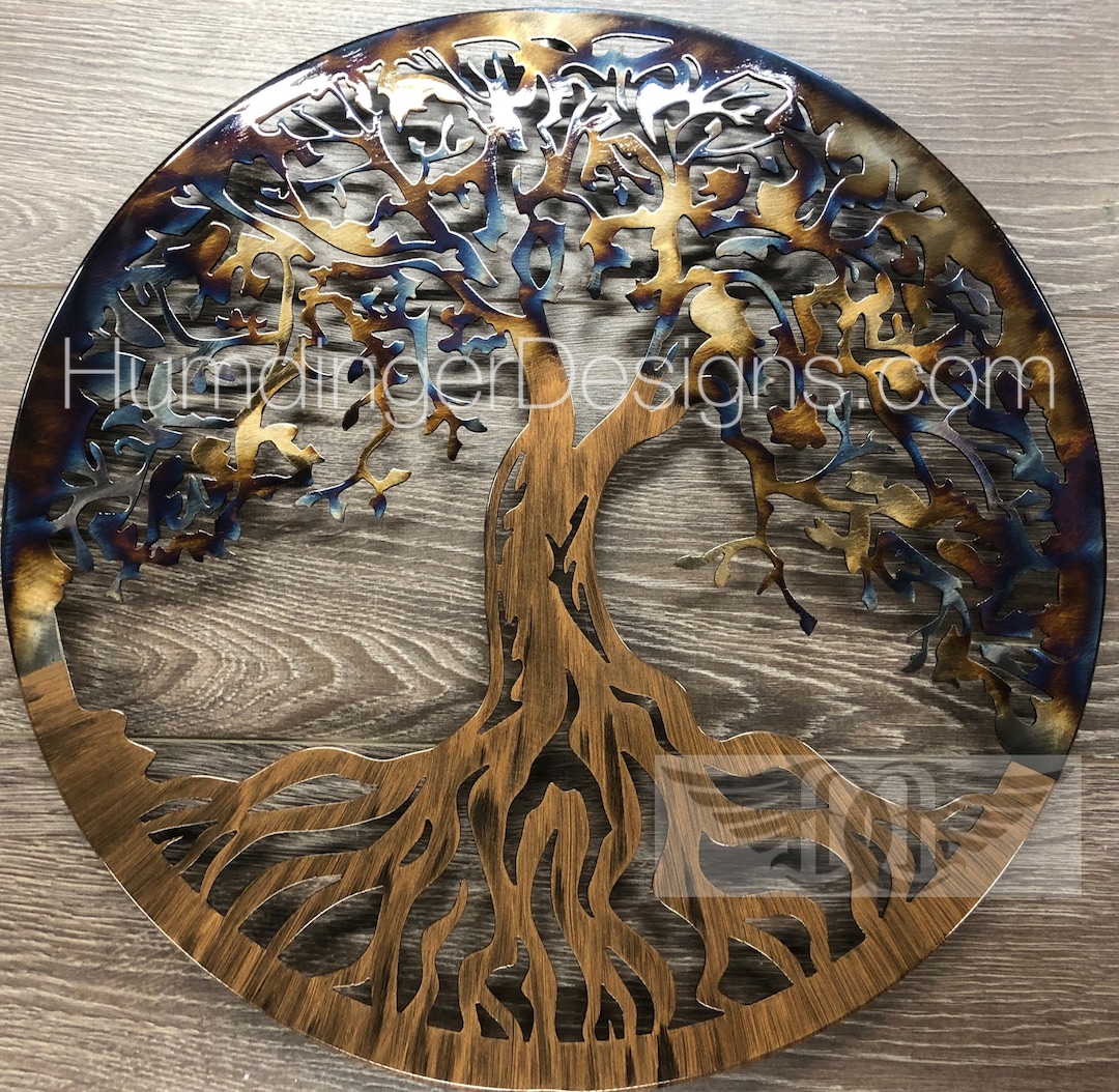 Large Tree of Life Wall Decor 36 Inch Diameter - Etsy