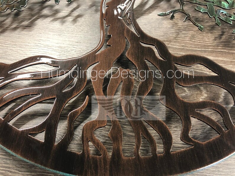 Vintage Penny Tree of Life Zen Metal Wall Art Copper - Etsy