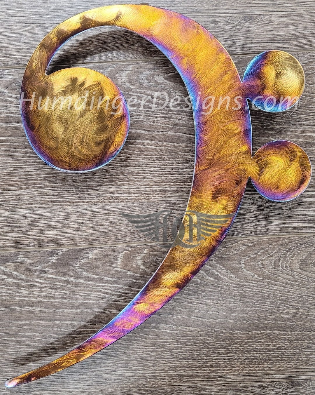 Bass Clef - Music - Music Notes - Metal Wall Art - Stainless Steel ...