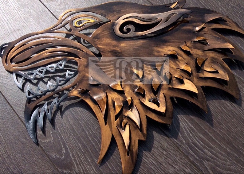 Wolf Metal Wall Art - Etsy