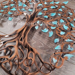 Copper Patina Sparkle Tree of Life - Etsy